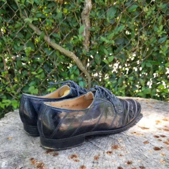 Carlo Morandi | Shoes | Vintage Eel Skin Dress Shoes By Carlo Morandi ...